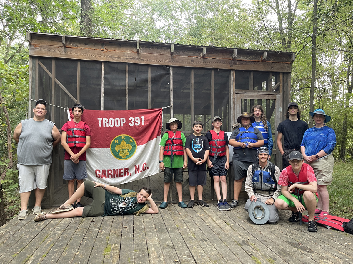Boy Scouts explore water trail - Sound Rivers