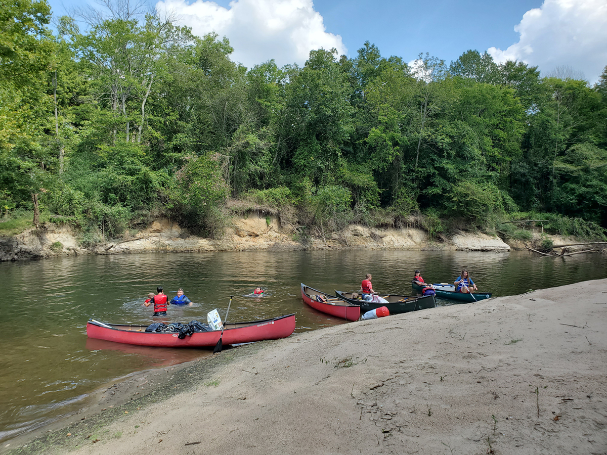 Boy Scouts explore water trail - Sound Rivers