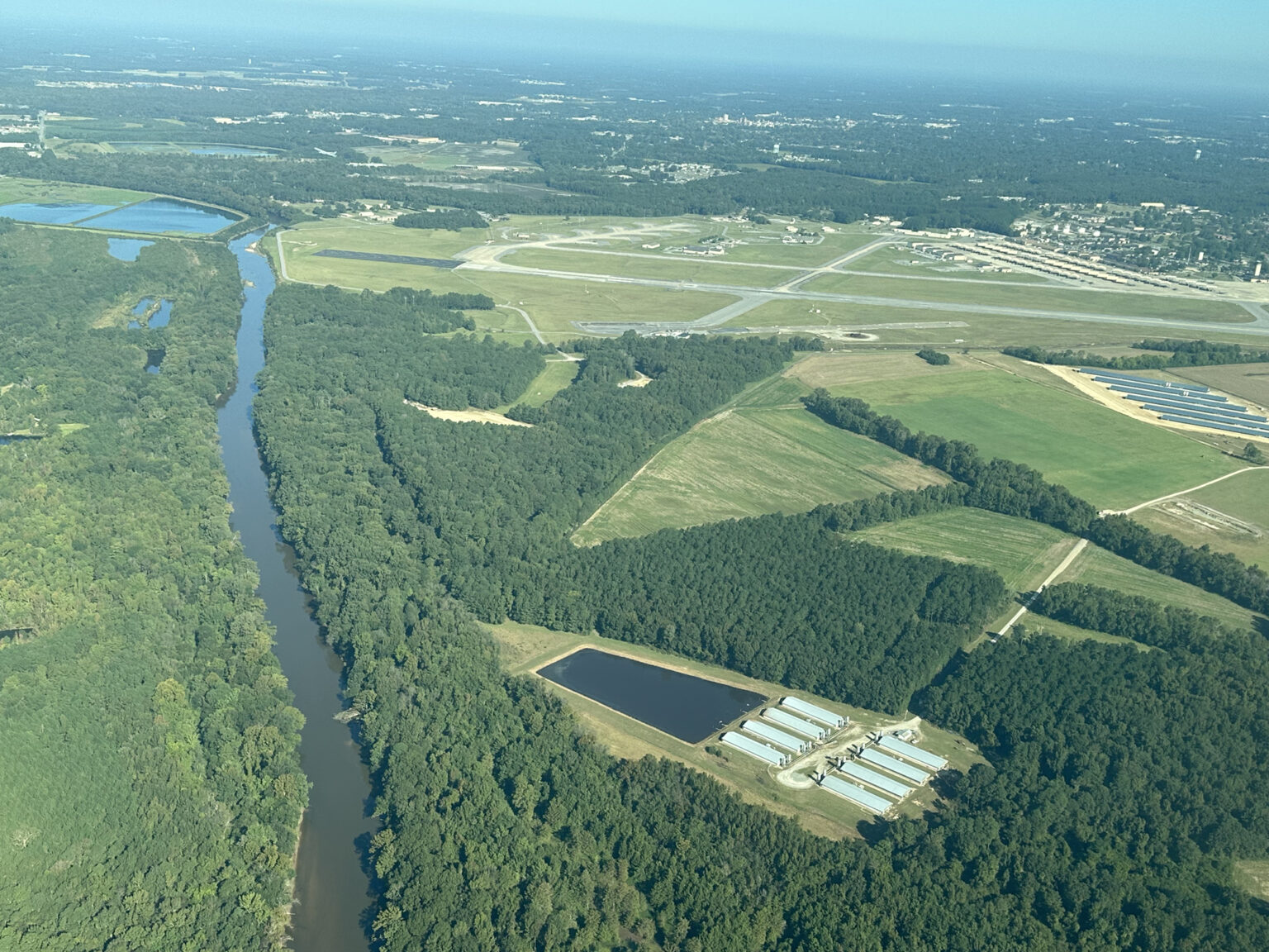 Aerial tour reveals major Neuse pollution threats - Sound Rivers