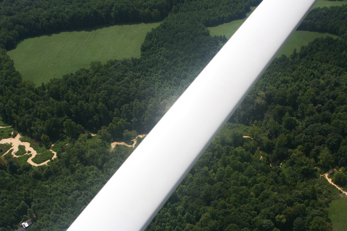 Riverkeeper takes NCDEQ staff on Moriah Energy Center creek tour
