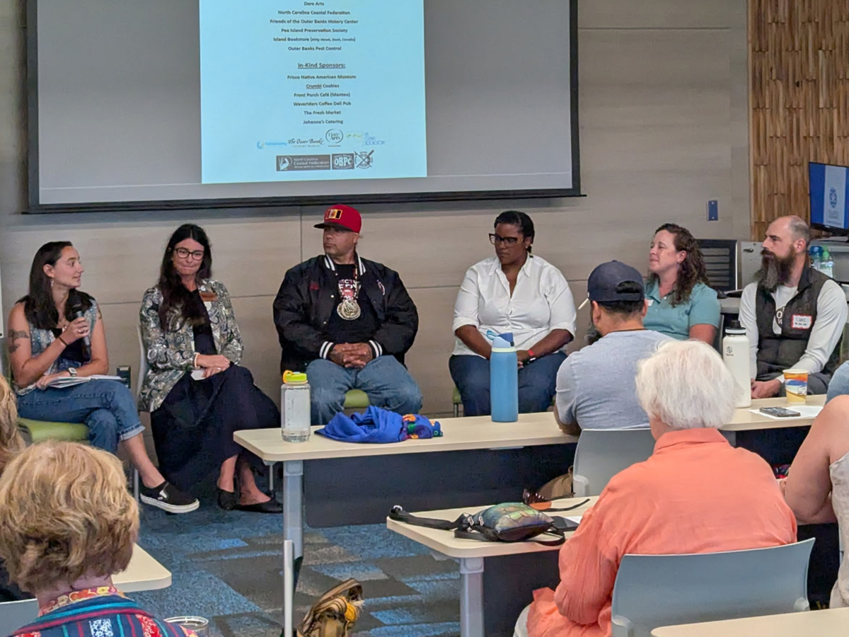 Riverkeeper panelist at Secotan Alliance conference - Sound Rivers