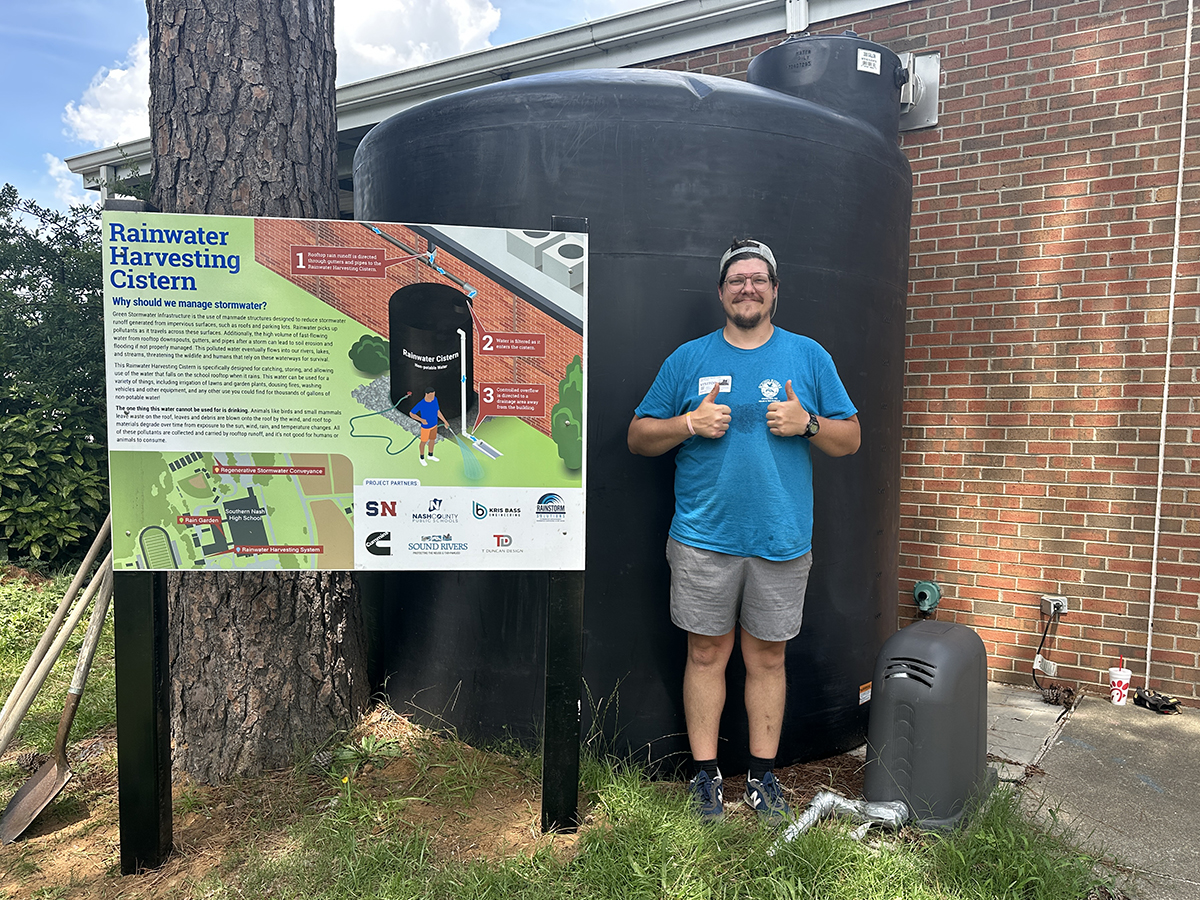 Southern Nash gets stormwater signage - Sound Rivers
