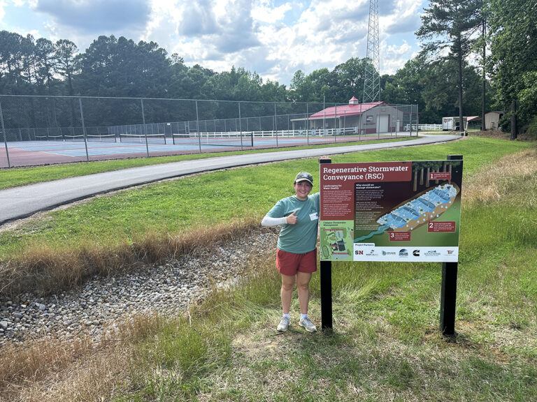 Southern Nash gets stormwater signage - Sound Rivers